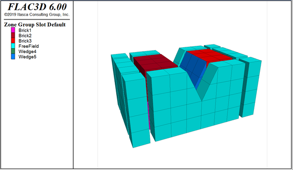 FLAC3D 实例分析-动态力学模拟程序：具有自由场边界的模型的横波载荷（翻译自help文件） - 知乎