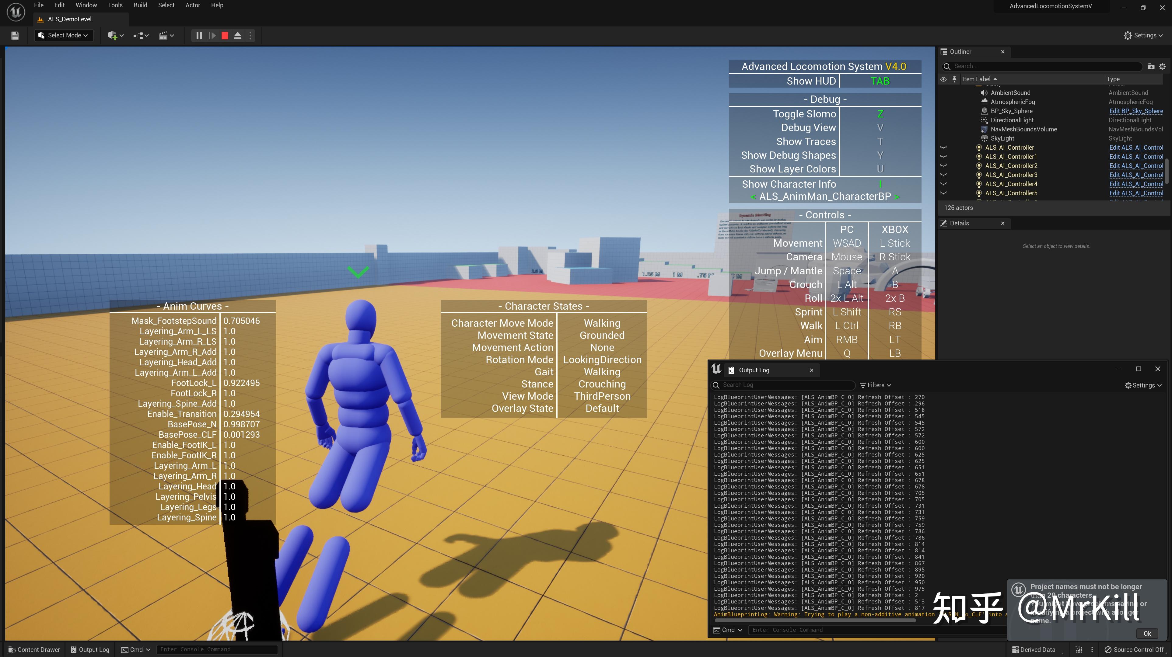 游戏引擎应用-Unreal Engine的Advanced Locomotion System分析 - 知乎