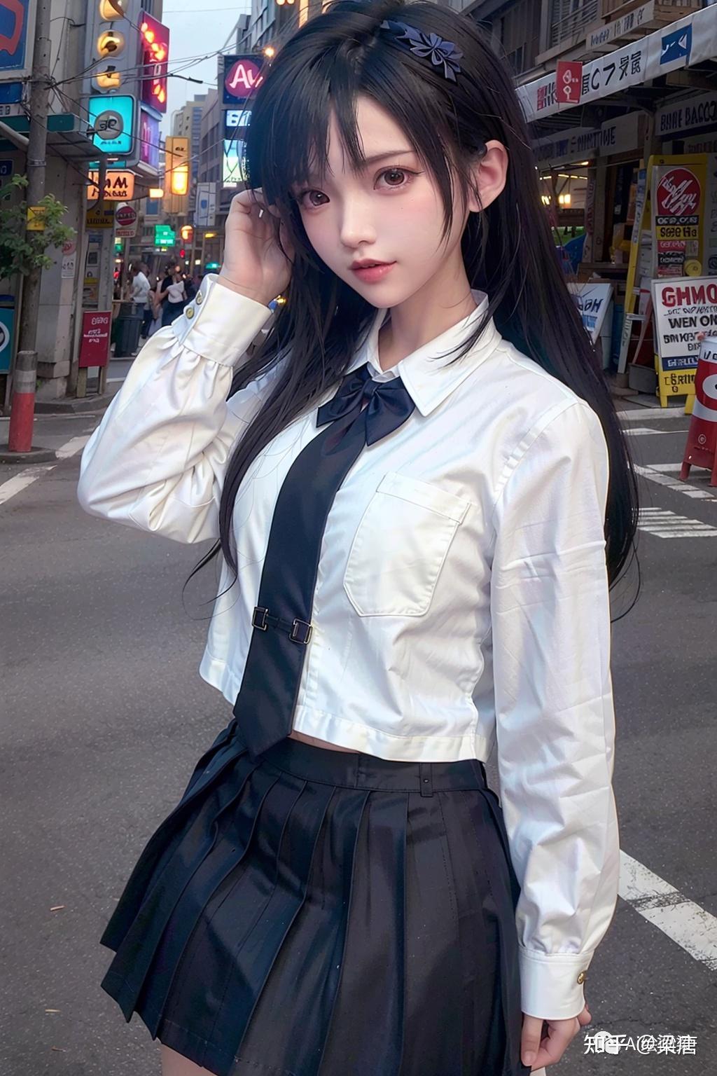 Ai绘画，JK少女 - 知乎