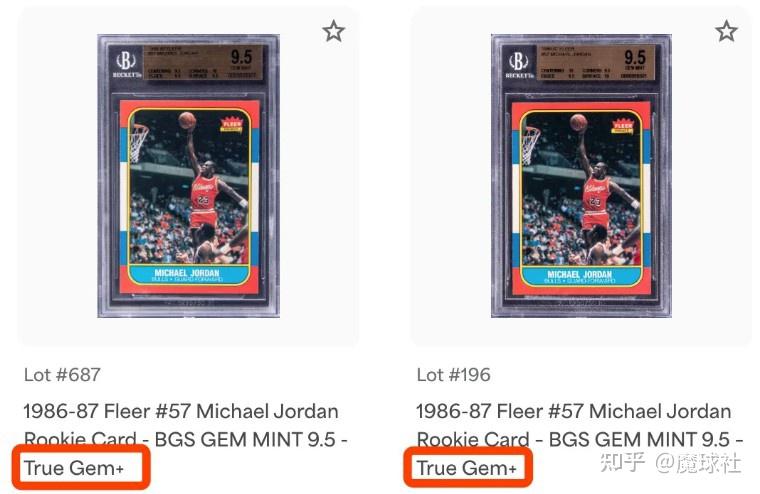 和PSA10分比起来，BGS9.5的卡真不是差在品相上 - 知乎