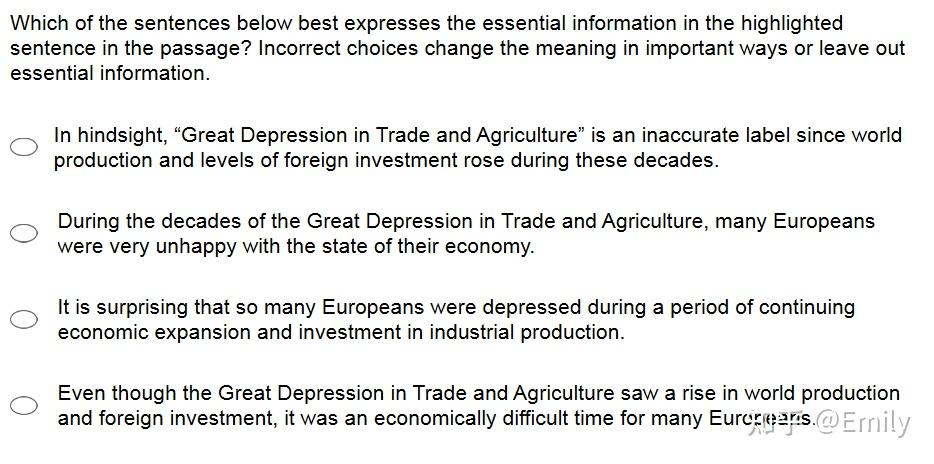 托福阅读真题第261篇Economic Changes in Late-Nineteenth-Century Europe - 知乎