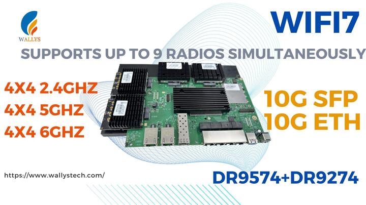 WiFi7 IIOT Solution|IPQ9574 with QCN9274 Supports Up to 9 Radios Simultaneously What does it ...