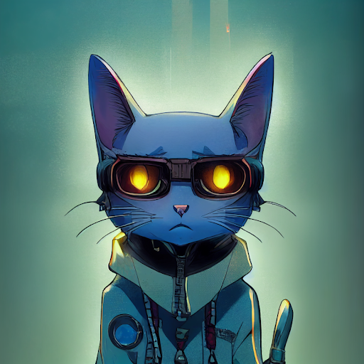 NFT头像精选 | 第一百零七期 AI生成头像 — 9lives - 知乎