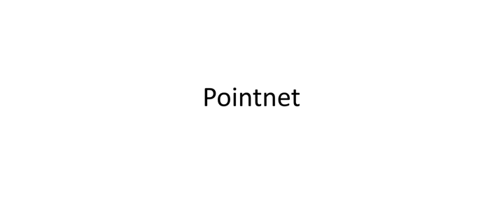 PointNet系列(1)-PointNet论文解读 - 知乎