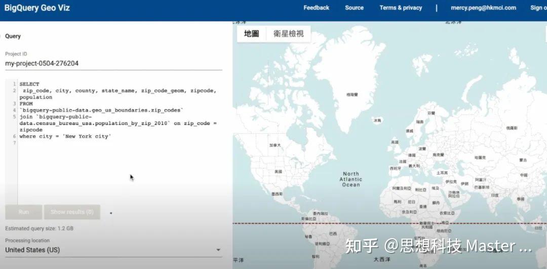 Google Maps | 使用 Google BigQuery 进行 GIS 空间资料分析 - 知乎