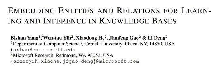 知识图谱嵌入-语义匹配模型DistMult - 知乎