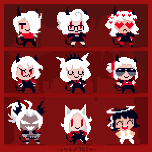 《Helltaker》（地狱把妹王）一些diao图dlc图 - 知乎