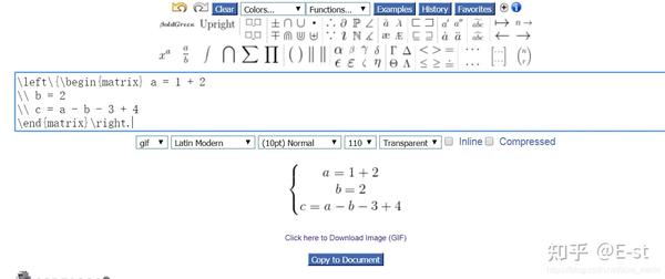 Latex 公式编辑笔记 - 知乎