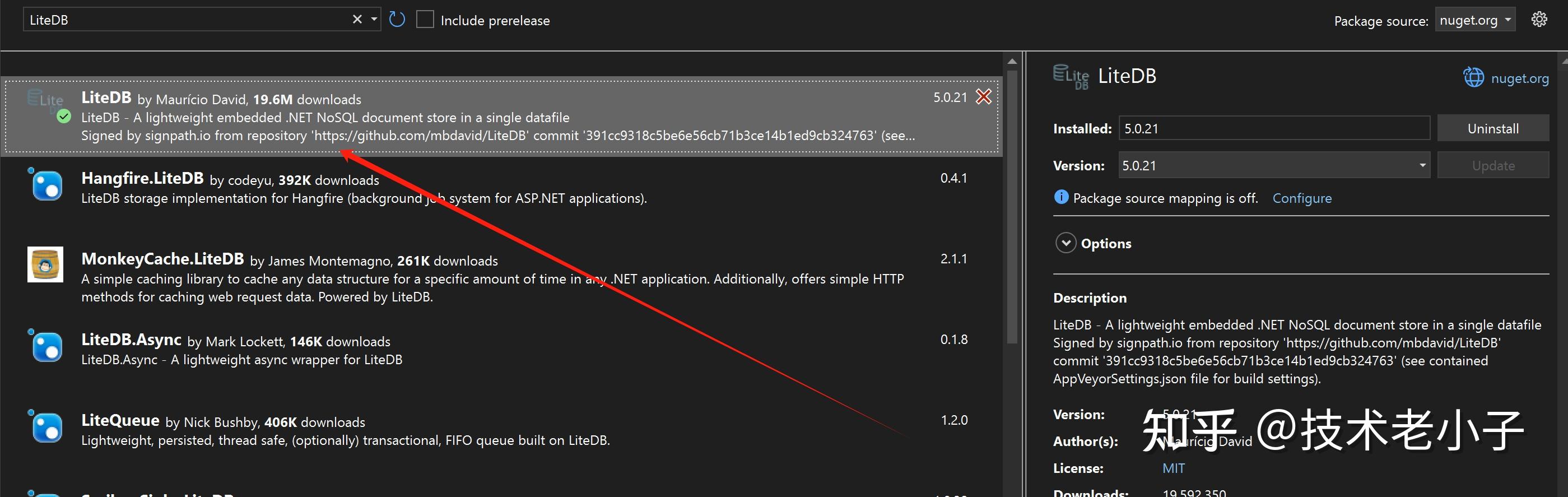 使用 C# 和 LiteDB 嵌入式NoSQL 数据库 - 知乎