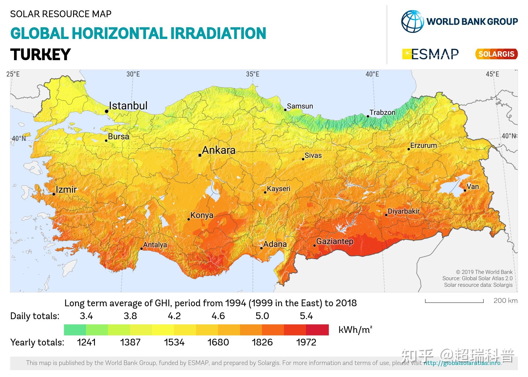 世界光伏装机排名前30名的光资源高清地图集 - 知乎