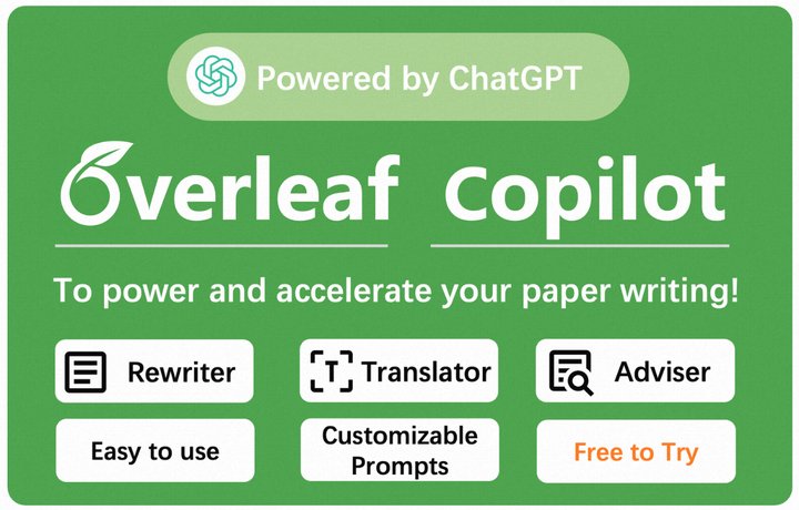 Overleaf Copilot: 为Overleaf用户定制的论文润色插件 - 知乎