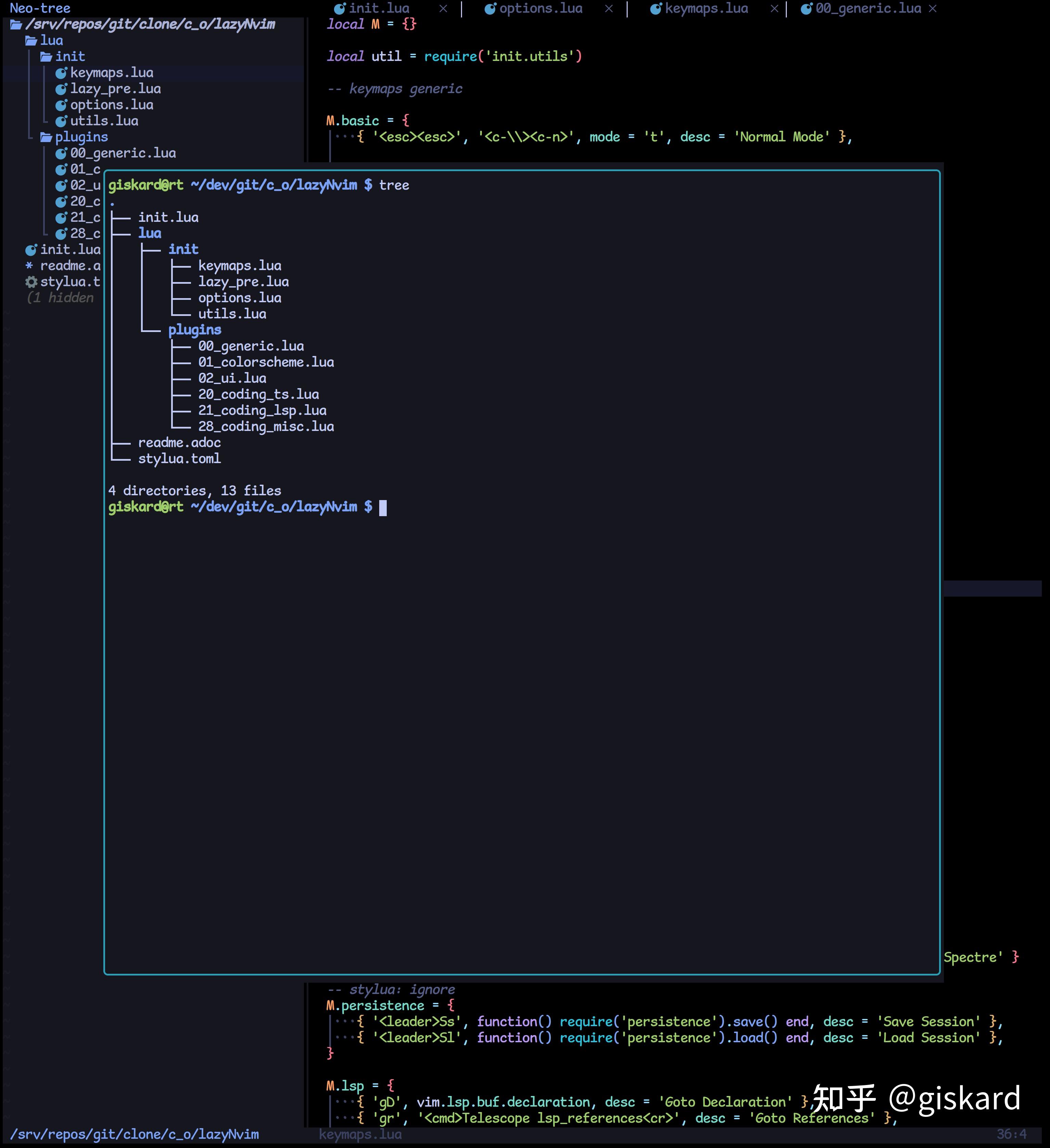 我的 neovim 配置 - 知乎