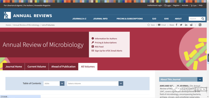 两个生物科学（微生物学方向）领域TOP级SCI期刊推荐 - 知乎