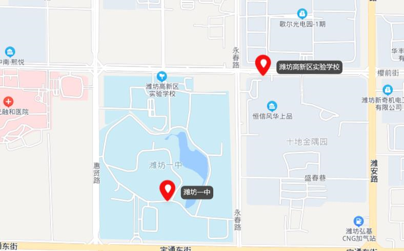 2024潍坊考研考点分布图，潍坊的研友们可以提前预定酒店啦！ - 知乎