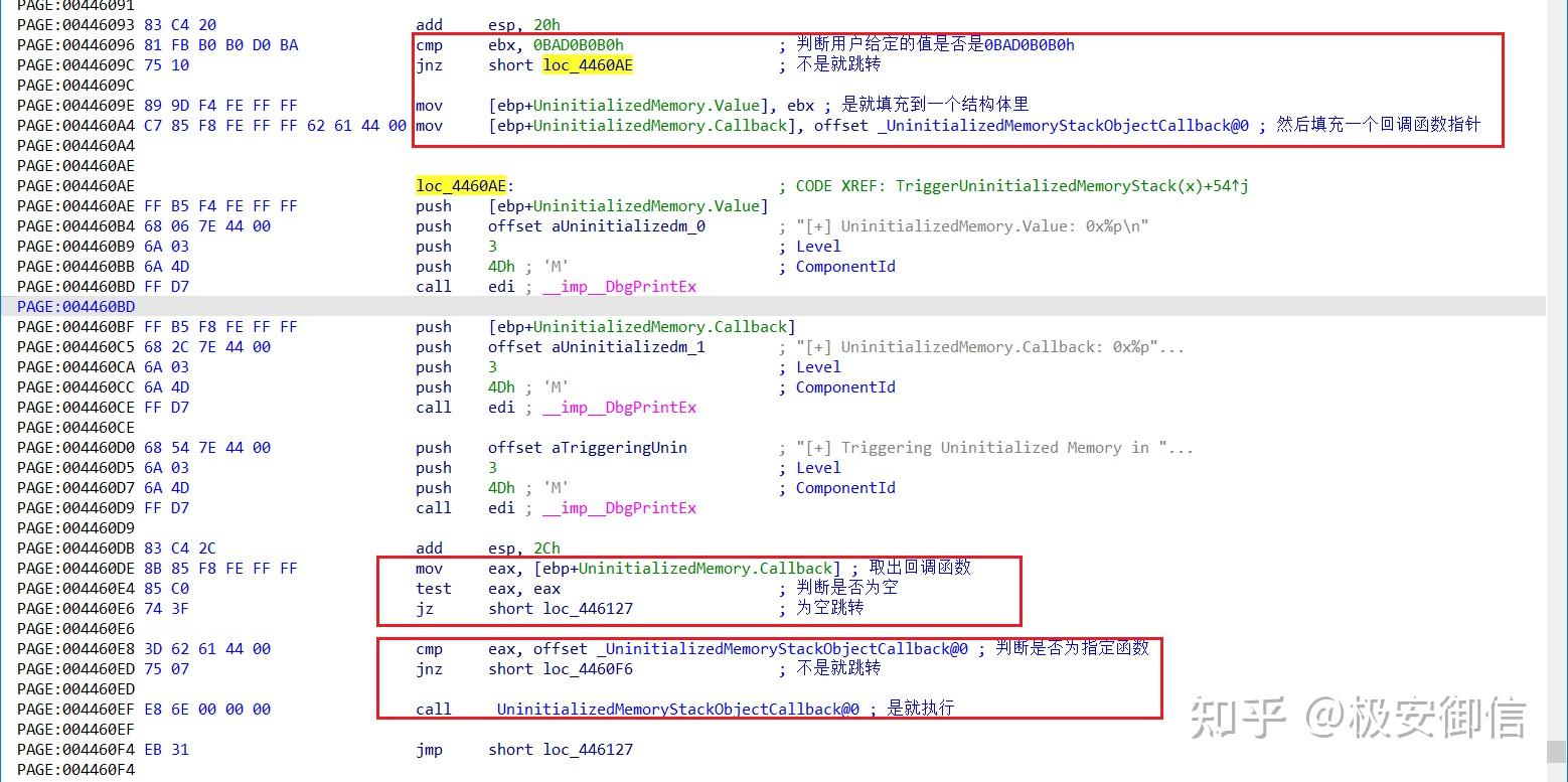 漏洞分析丨HEVD-0x6.UninitializedStackVariable[win7x86] - 知乎