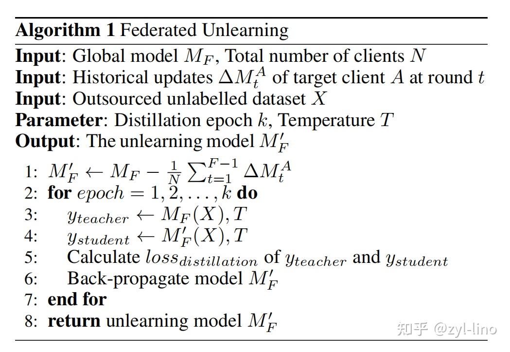 论文笔记：arXiv'22 Federated Unlearning with Knowledge Distillation - 知乎