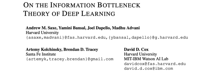 【深度学习 200】Information Bottleneck Theory for DL - 知乎