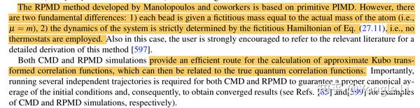 RPMD和PIMD的区别 - 知乎