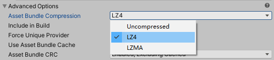 Addressables：Asset Bundle Compression该如何选择？ - 知乎
