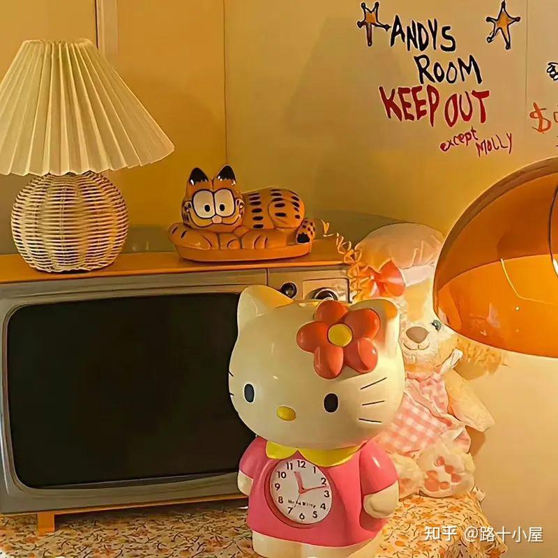 超可爱的hellokitty凯蒂𝙒𝙚𝘾𝙝𝙖𝙩 背景图 - 知乎