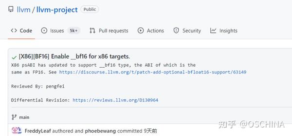 GCC 和 LLVM 已支持 x86__Bfloat16 类型 - 知乎