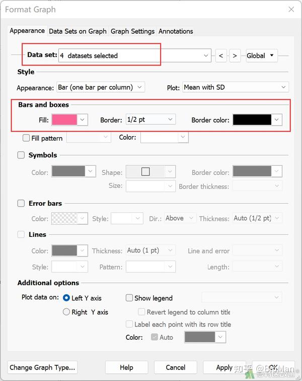 GraphPad Prism 纵列表 (Column)图形绘制——手动分组分割图形的绘制 - 知乎
