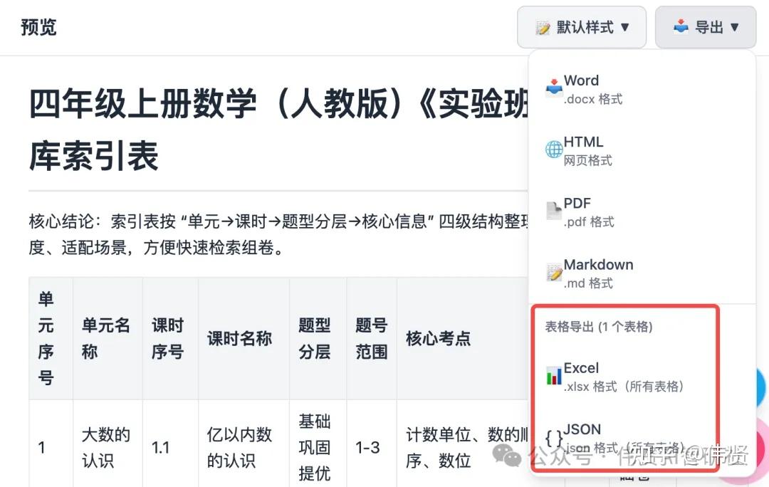原创分享：Markdown 表格导出 Excel/Json - 方便数据处理分析 - 知乎