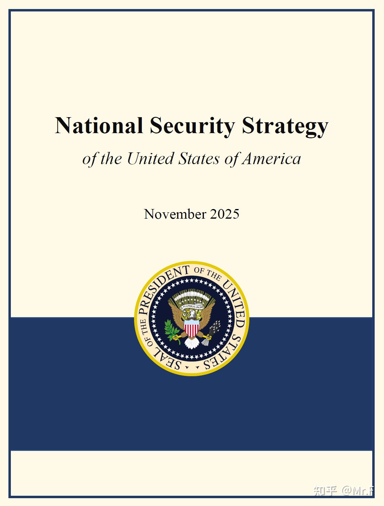 美国2025国家安全战略原文-National-Security-Strategy - 知乎