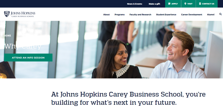 【易度留学】23Fall注意！JHU商学院6大硕士项目今日开放申请，你准备好了吗？ - 知乎
