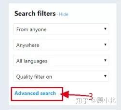 Twitter高级搜索指南 - 知乎