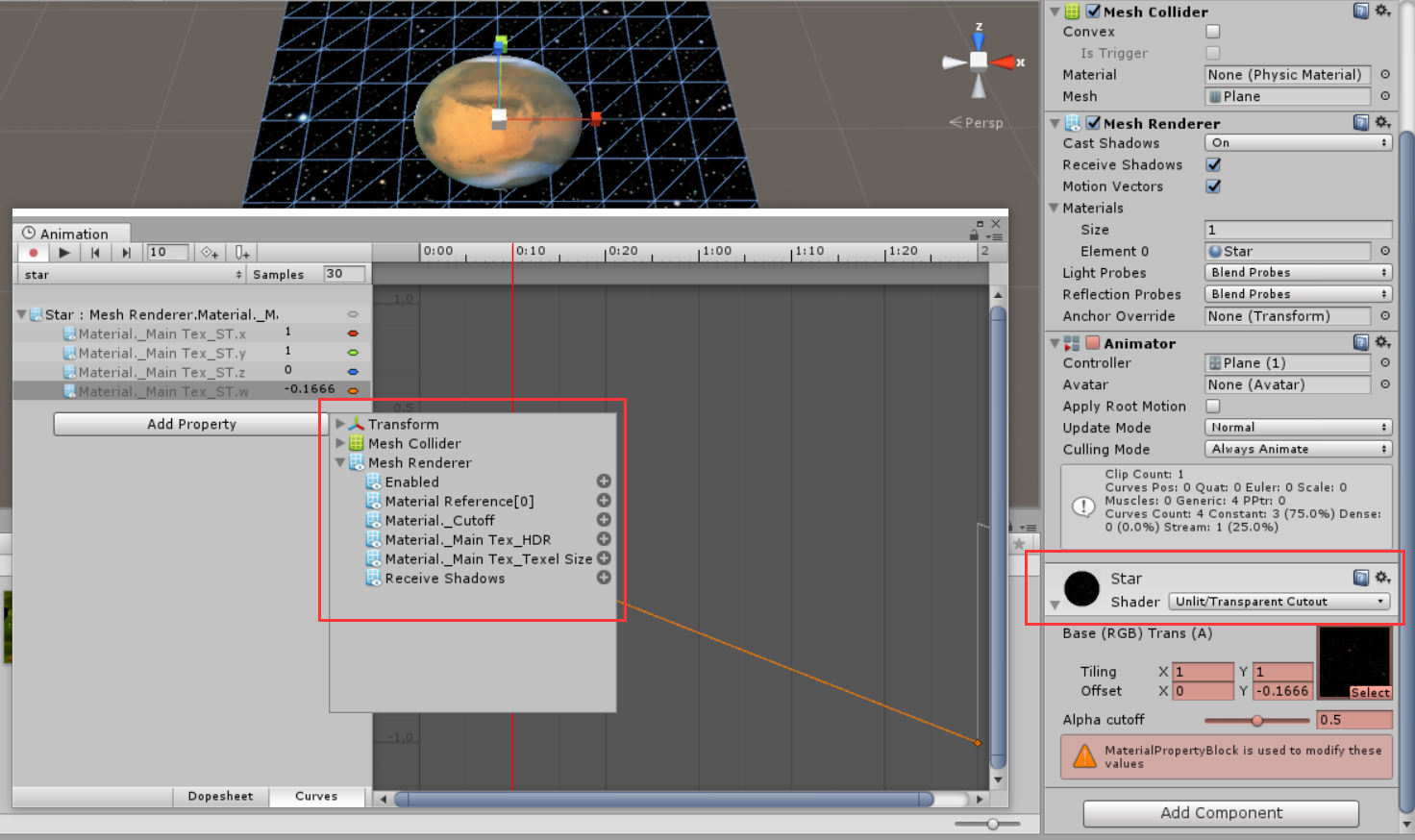 新版unity5.4.0f3如何实现选择Main Tex.offset.v? - 知乎