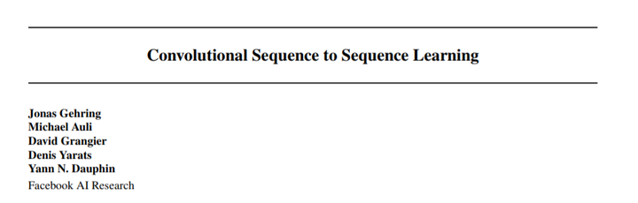 Convolutional Sequence to Sequence Learning - 知乎
