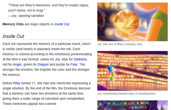 Comments: Memory Orbs in (Inside Out) - 知乎
