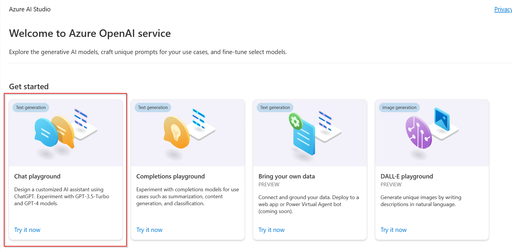 快速入门：开始通过 Azure OpenAI 服务使用 GPT-35-Turbo and GPT-4 - 知乎