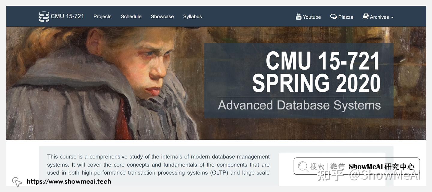 全球名校AI课程库（12）| CMU卡内基梅隆 · 数据库系统进阶课程『Advanced Database Systems』 - 知乎