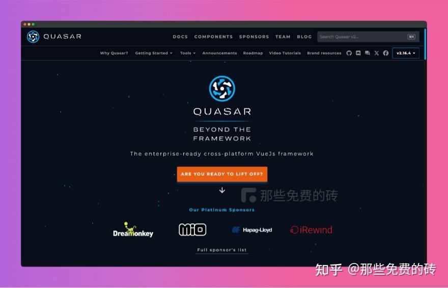 Quasar V2.16.4 新版发布，基于 Vue 3 的前端开发框架，一套代码发布到多端 - 知乎