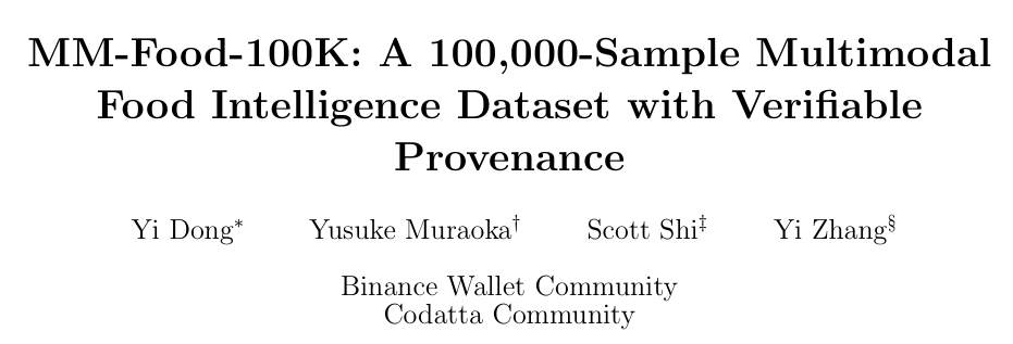 MM-Food-100K：一个带“户口”的10万样本多模态美食数据集，让AI模型变身营养大师 - 知乎