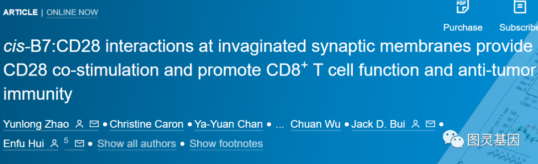 Immunity | 自信号机制驱动T细胞抗肿瘤反应 - 知乎