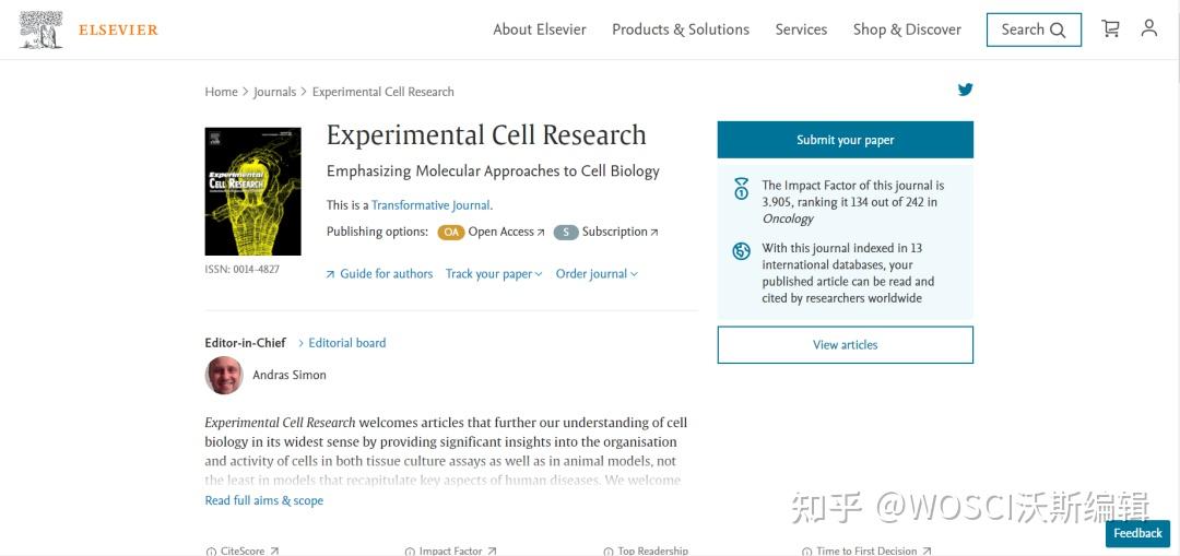 影响因子3.9，审稿效率高，初审2.2周，国人友好，无版面费 - 知乎