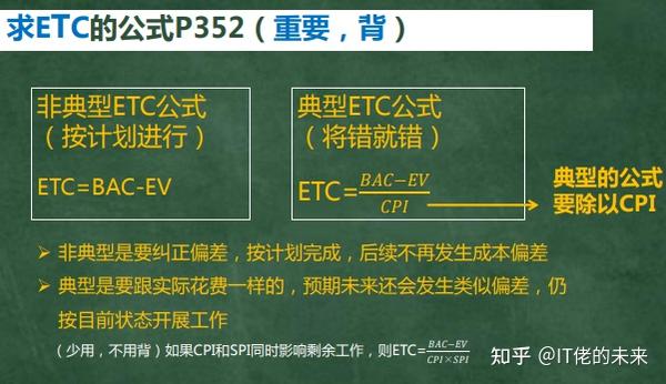 系统集成项目管理工程师（中级）必背ETC/EAC - 知乎