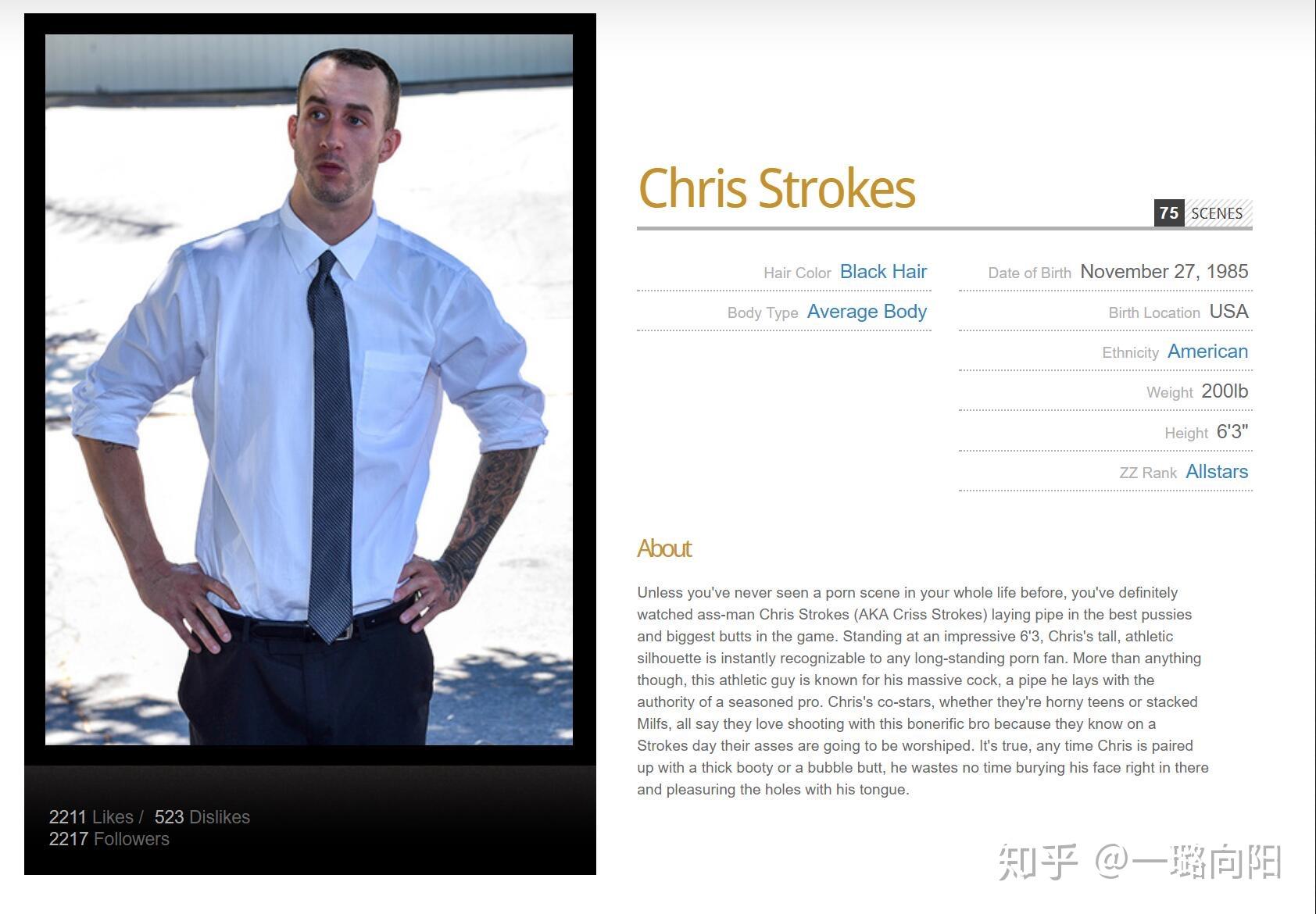 欧美男神系列5 Chris strokes - 知乎