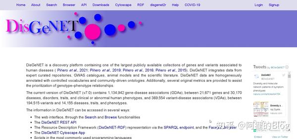 DisGeNET数据库-如何获取与疾病相关的基因？ - 知乎
