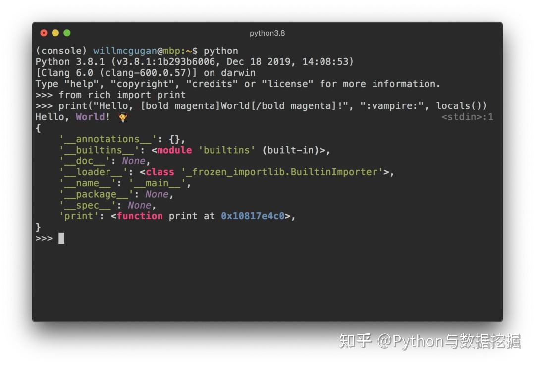Rich：Python开发者的完美终端工具！ - 知乎
