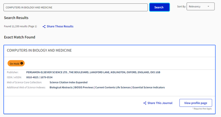 最新！又有4本SCI被On Hold！含2本中科院Top2区期刊! 附：On Hold合 - 知乎