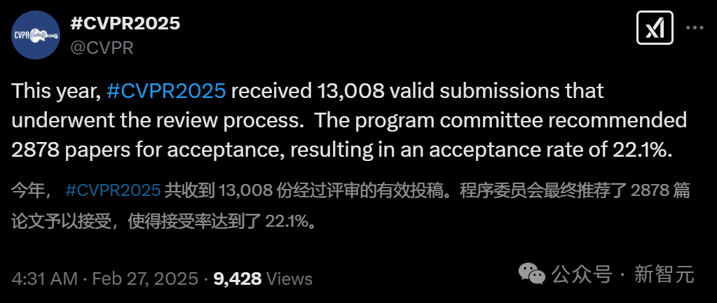CVPR 2025录用率22.1%，LeCun中奖！大模型参评，审稿人19篇论文被拒 - 知乎