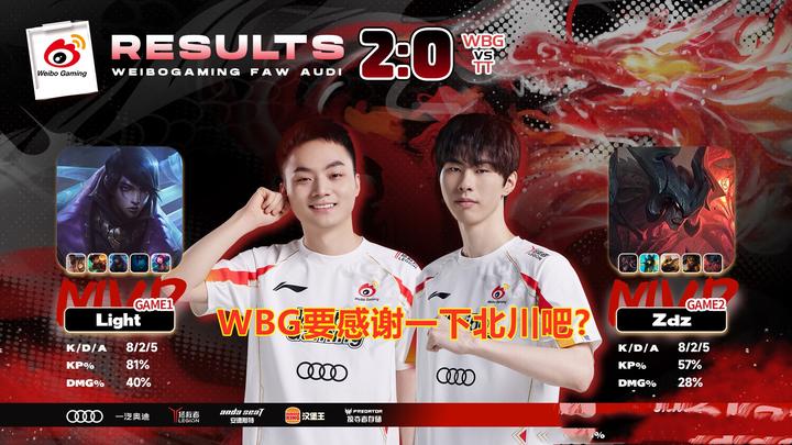 北川误TT，葬送比赛！WBG零封TT，网友吐槽：TT是怎么赢的LNG？ - 知乎