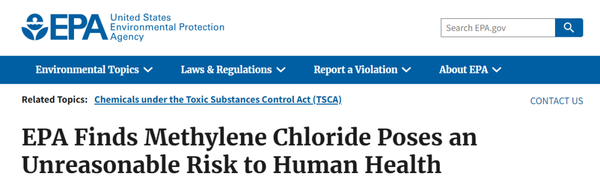 美国EPA确定密封剂中的二氯甲烷对人类健康构成伤害风险 - 知乎