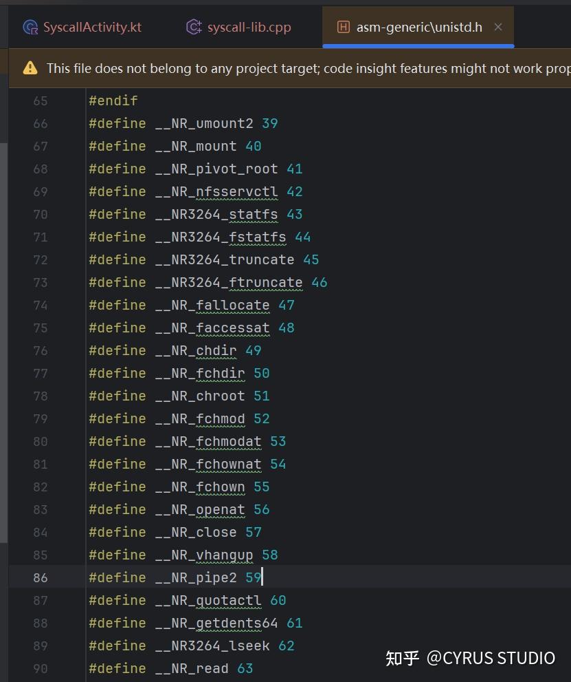 Android下的系统调用 (syscall)，内联汇编syscall - 知乎