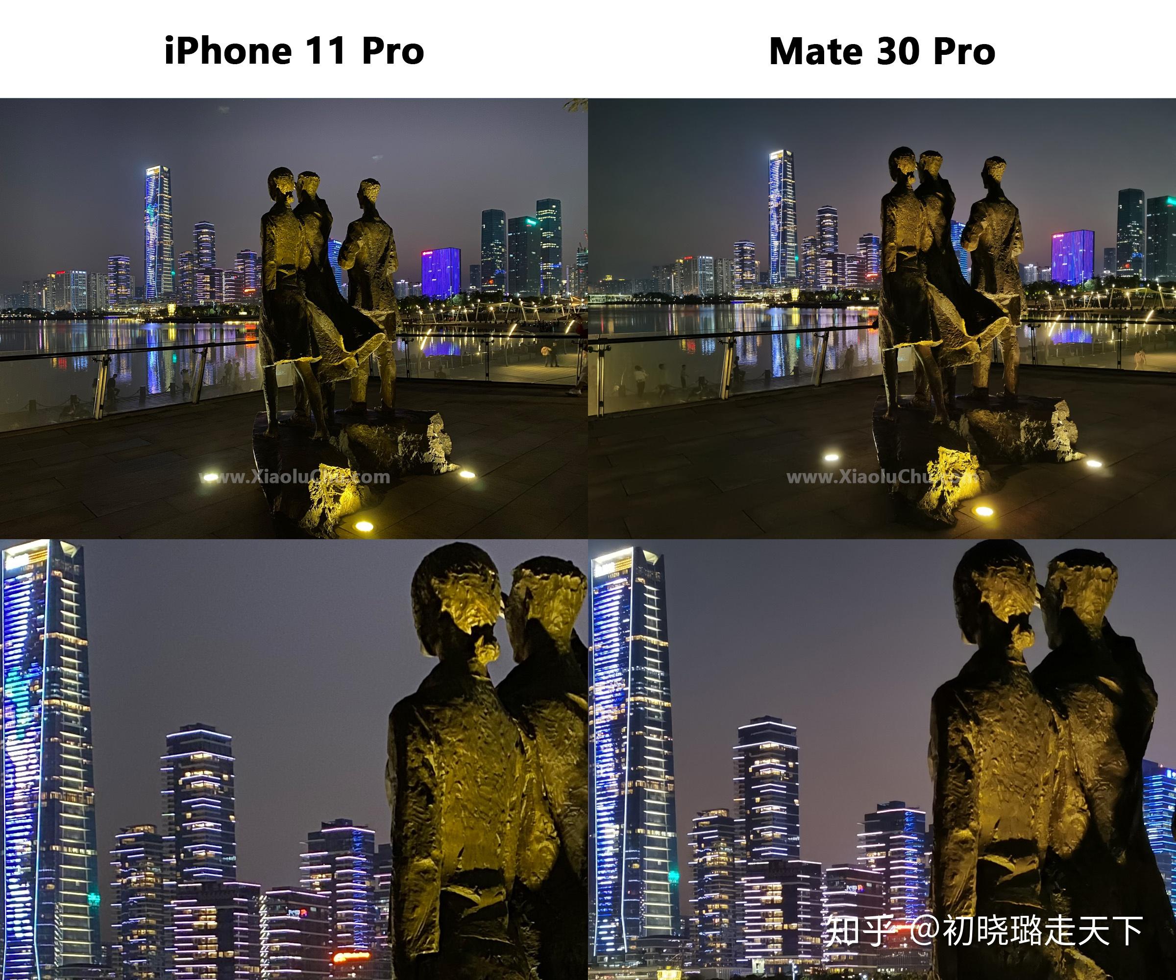 华为Mate30Pro vs 苹果iPhone11Pro 拍摄硬核巅峰对决[三·夜景篇] - 知乎