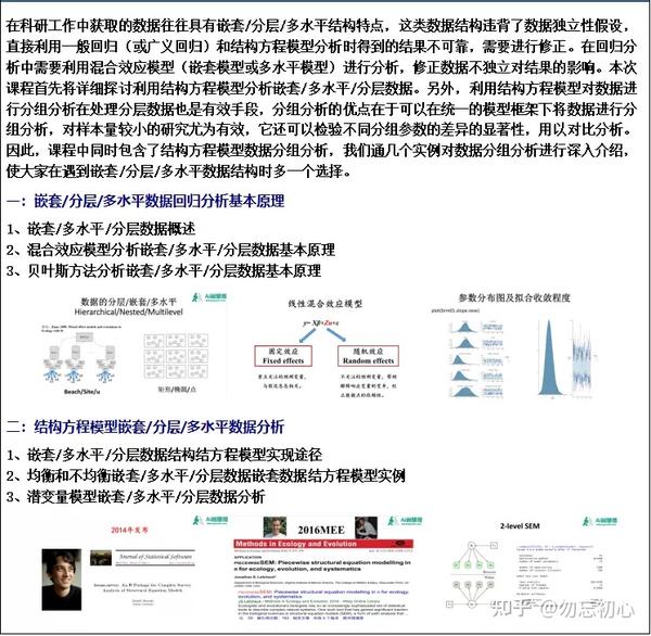 结构方程模型【sem】嵌套分层数据及数据分组分析 知乎